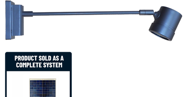 FL51 Solar LED Wall-Mounted Light System (1-4 Arm Lamps)